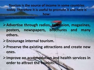 How to Develop a Tourism Business Power Point | PPTX