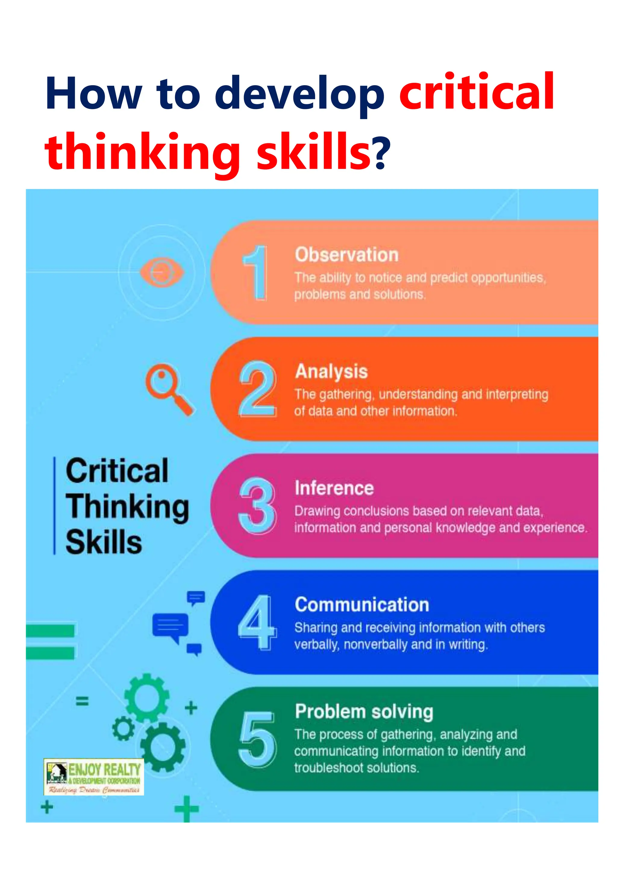 How to Develop Critical Thinking Skils.pptx | Career Advice | Careers