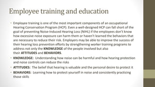 How to develope hearing conservation program | PPTX