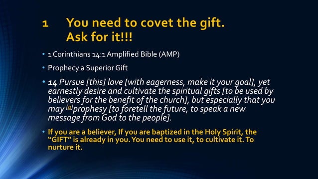 How to develop the Prophetic | PPT