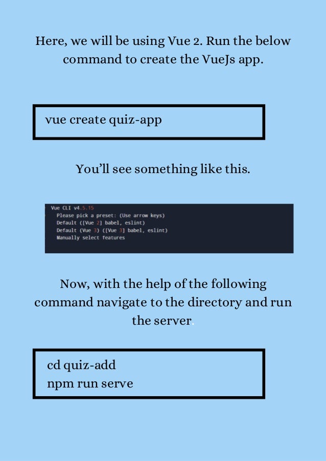 How to develop frontend quiz app using vue js | PDF How to develop frontend quiz app using vue js | PDF