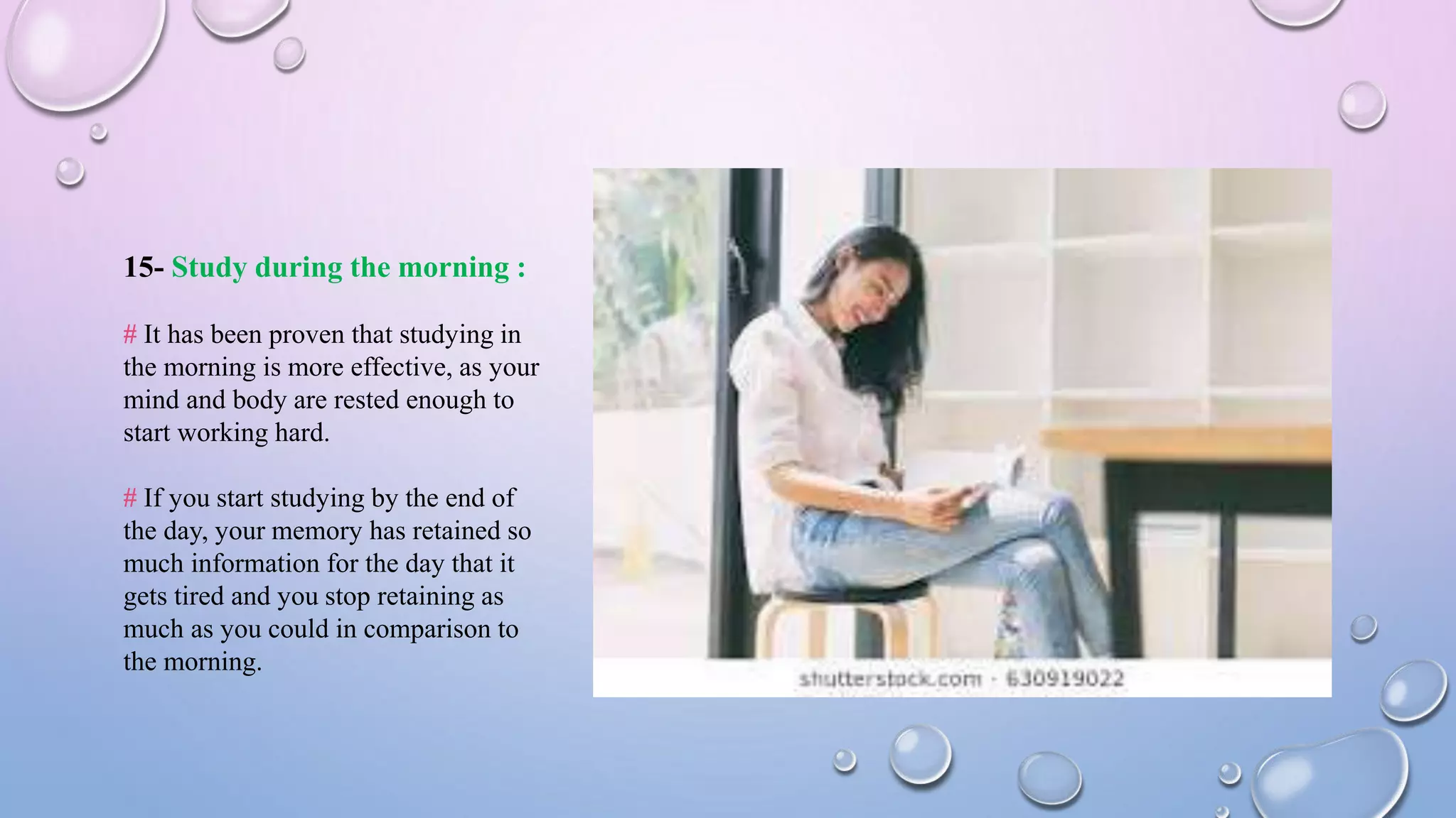 How to develop good study habits in student | PPTX