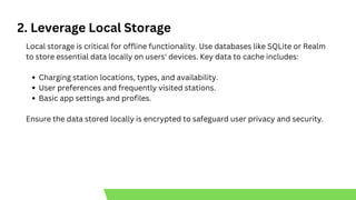 How to Develop Offline Functionality for EV Charging Apps | PPT