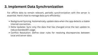 How to Develop Offline Functionality for EV Charging Apps | PPT