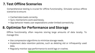How to Develop Offline Functionality for EV Charging Apps | PPT