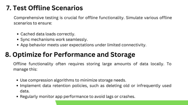 How to Develop Offline Functionality for EV Charging Apps | PPT