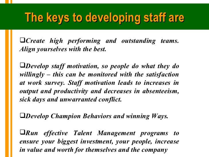 How To Develop People