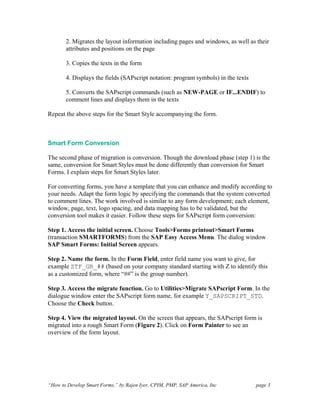 How to develop_smart_forms_01 | PDF