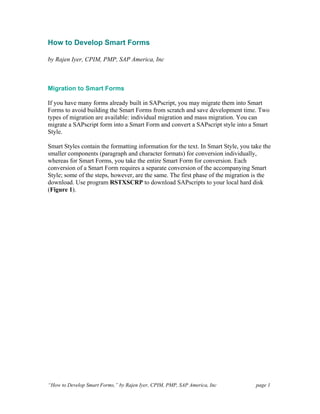 How to develop_smart_forms_01 | PDF