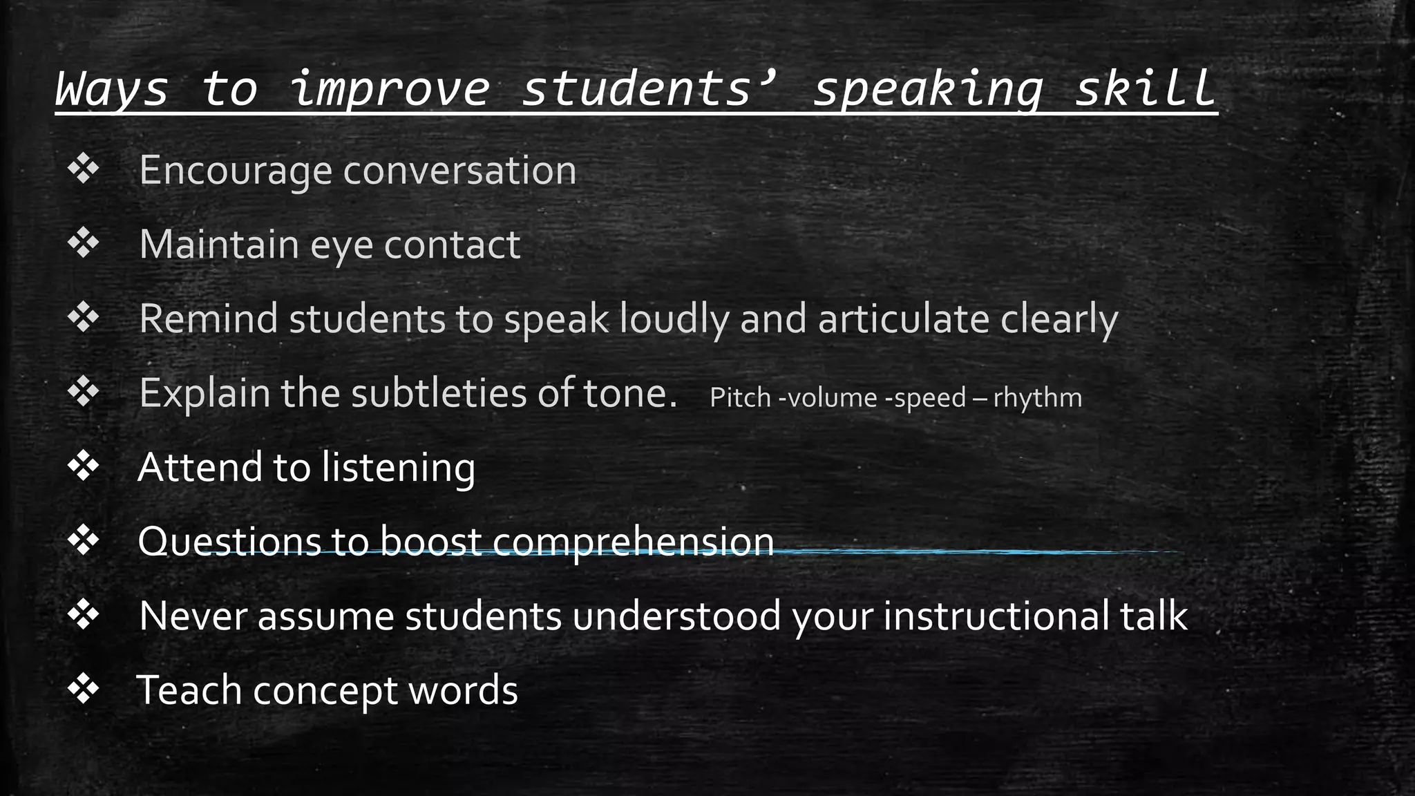 How to develop speaking skill | PPT
