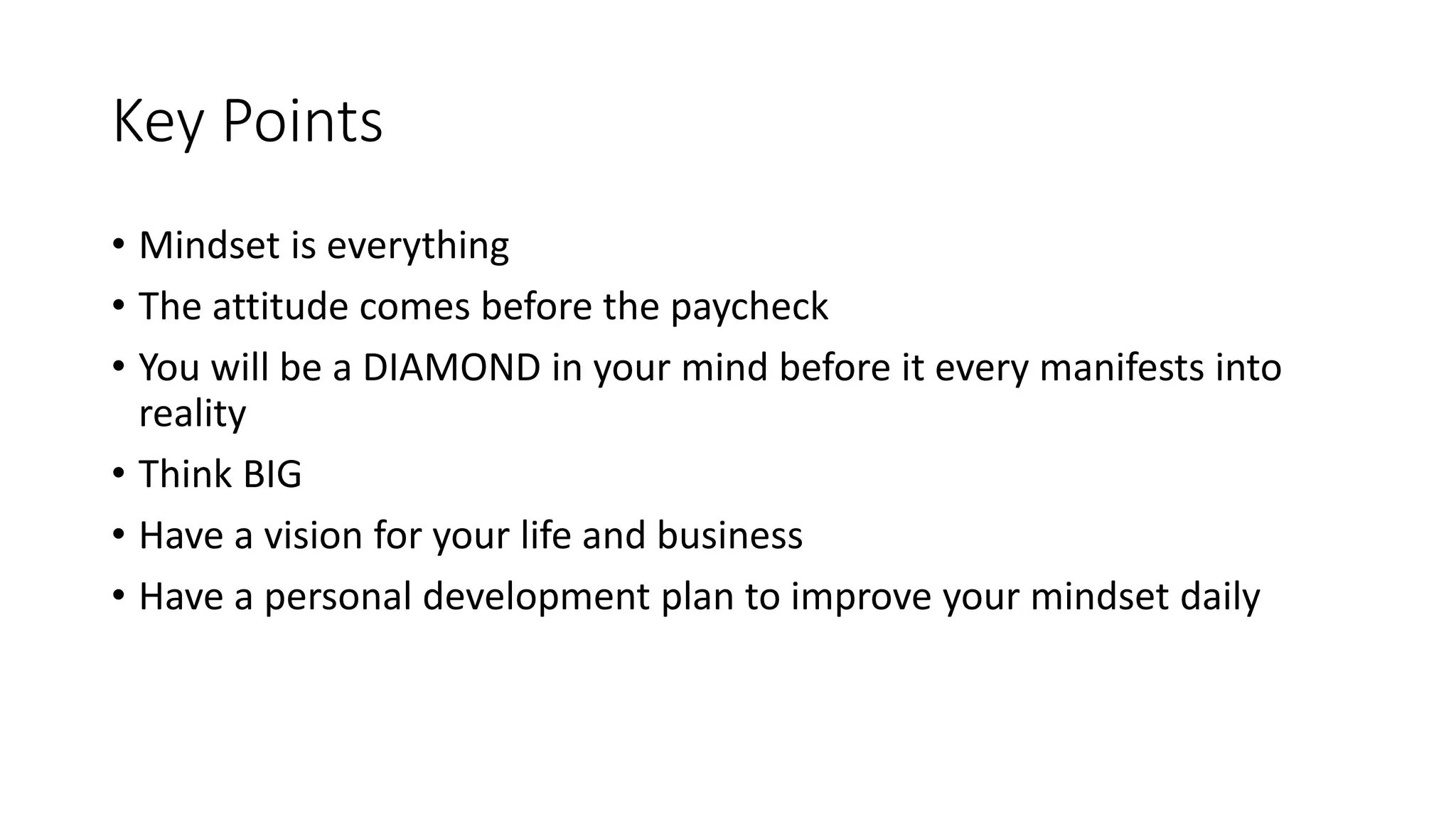 How to Develop the Right MLM Mindset | PPTX