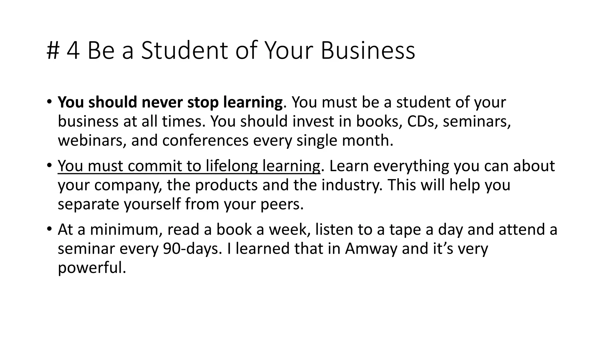 How to Develop the Right MLM Mindset | PPTX