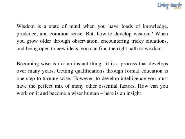 How to Develop Wisdom.pptx