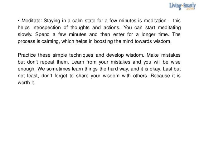 How to Develop Wisdom.pptx