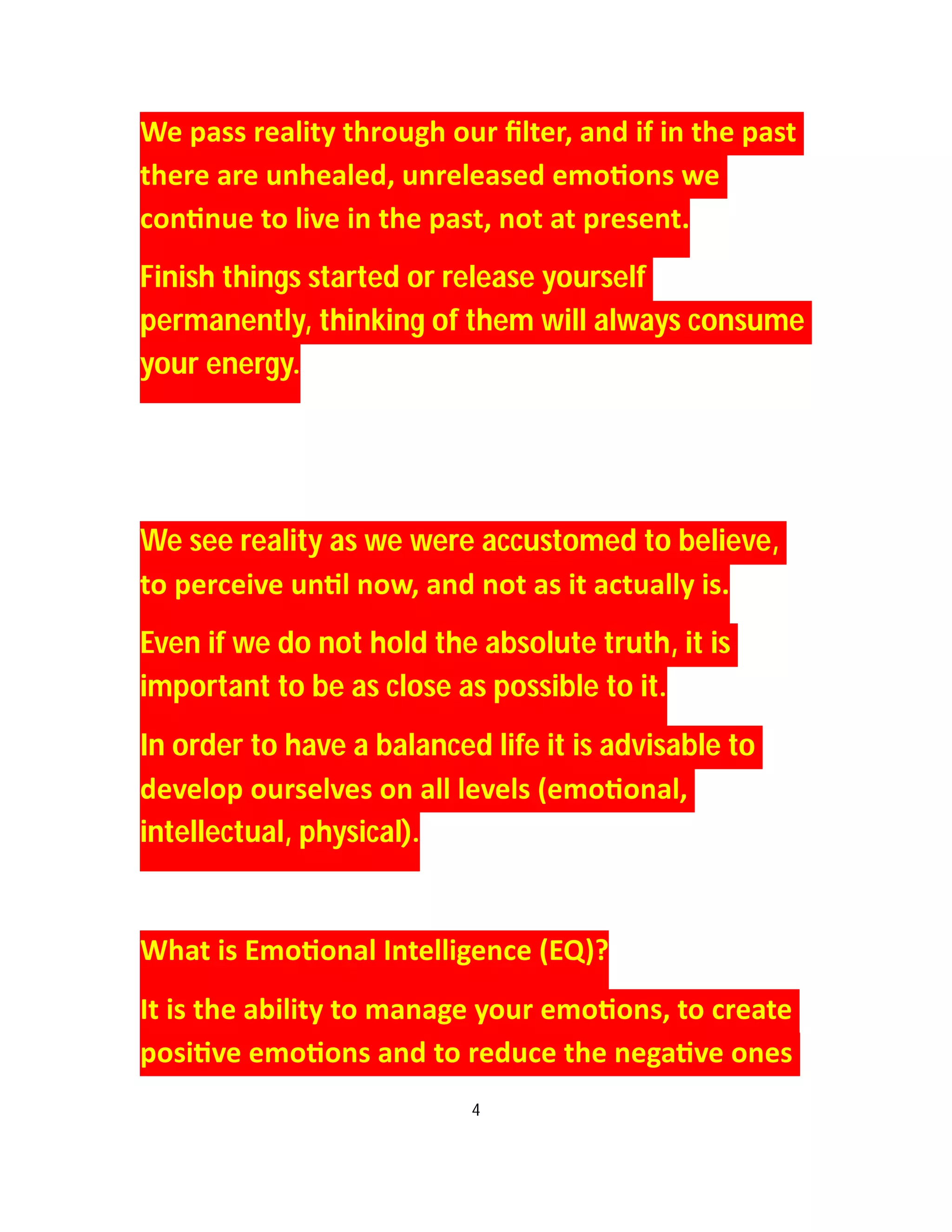 How to develop your emotional intelligence | PDF