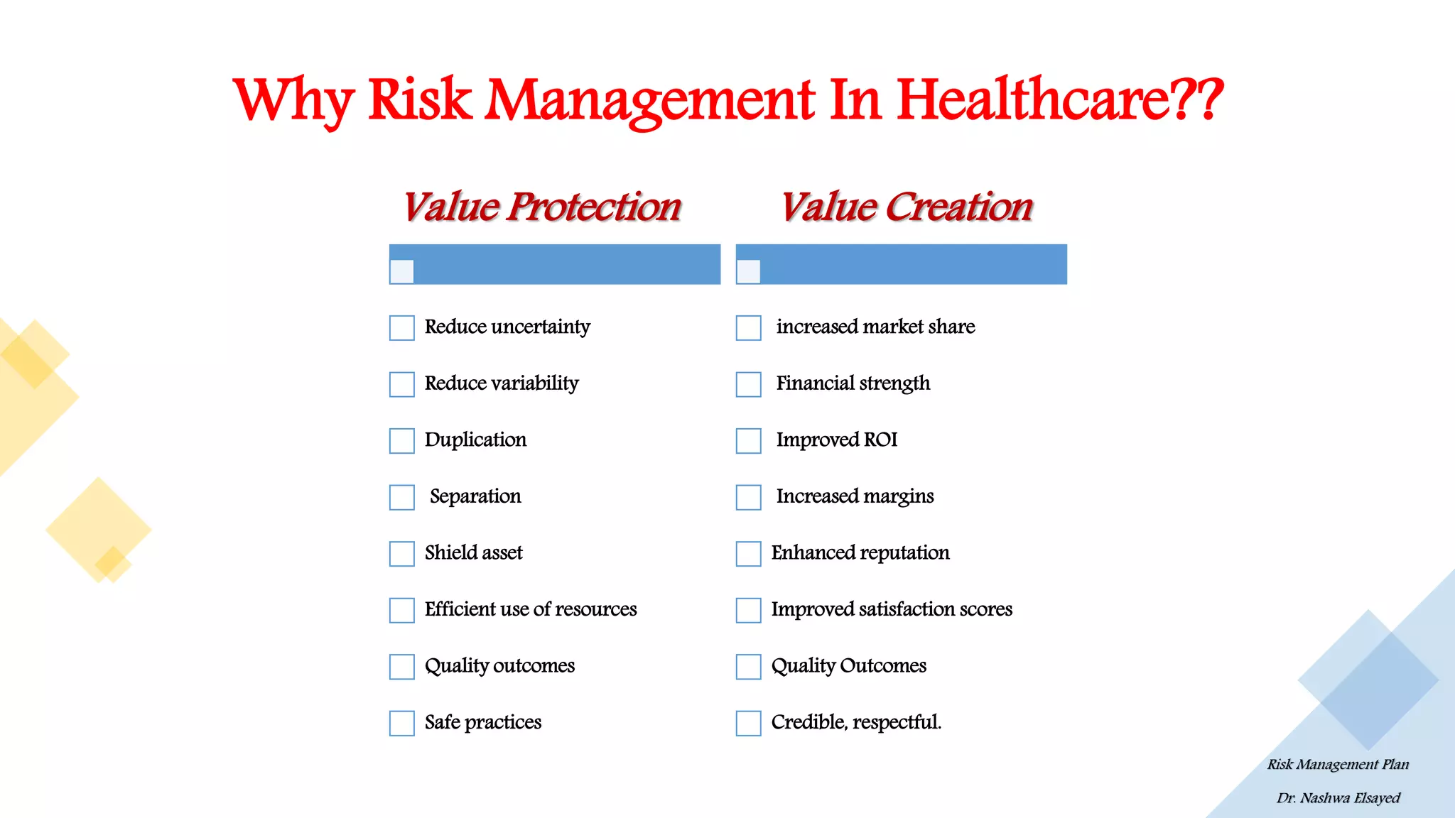 Healthcare Risk Management Plan | PDF