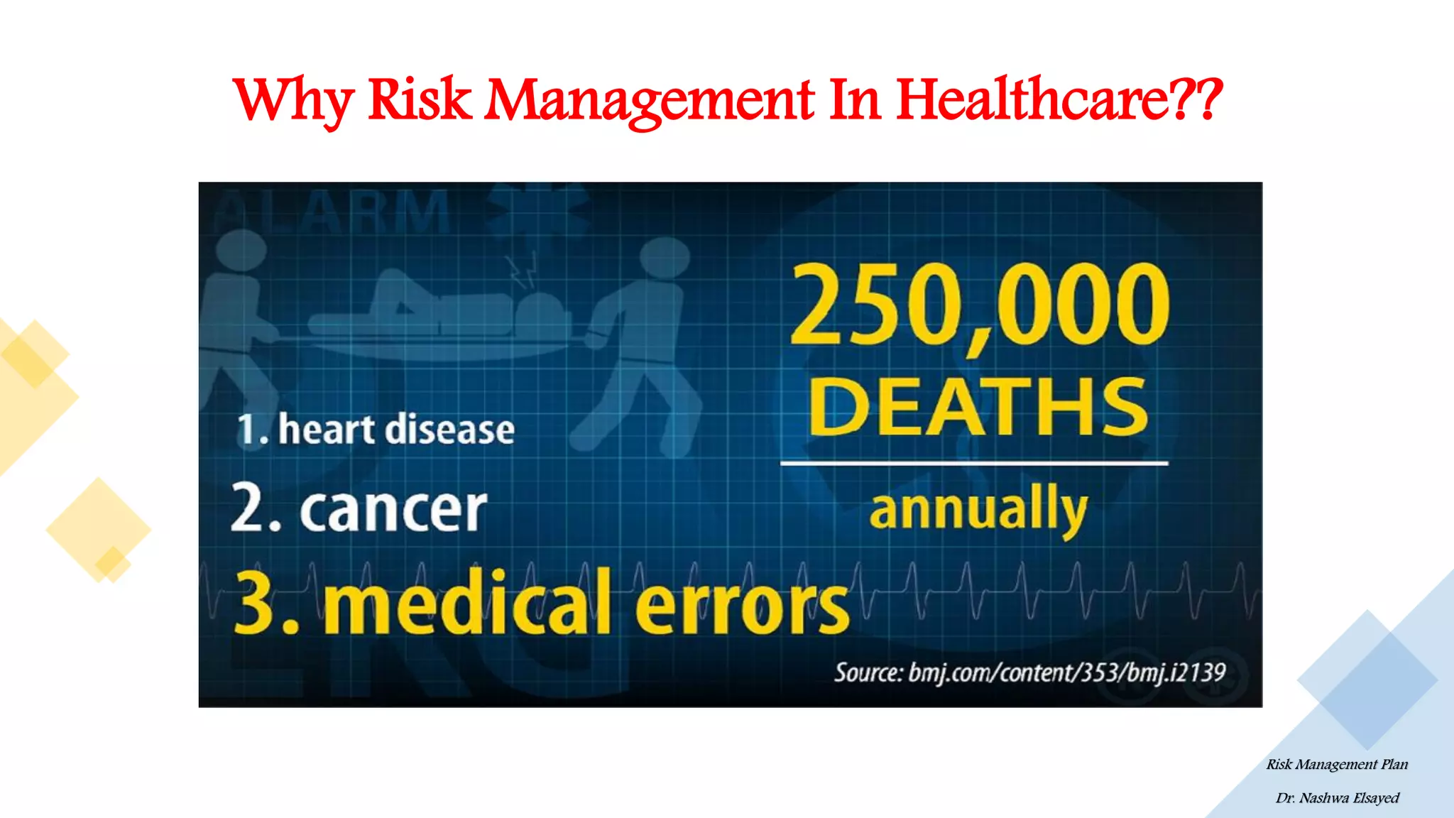 Healthcare Risk Management Plan | PDF
