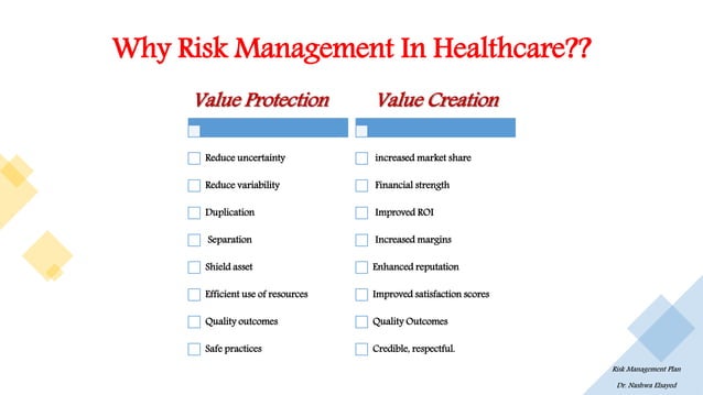 Healthcare Risk Management Plan | PDF