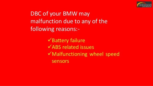 How To Diagnose & Fix DBC Malfunction In Your BMW X1 | PPTX