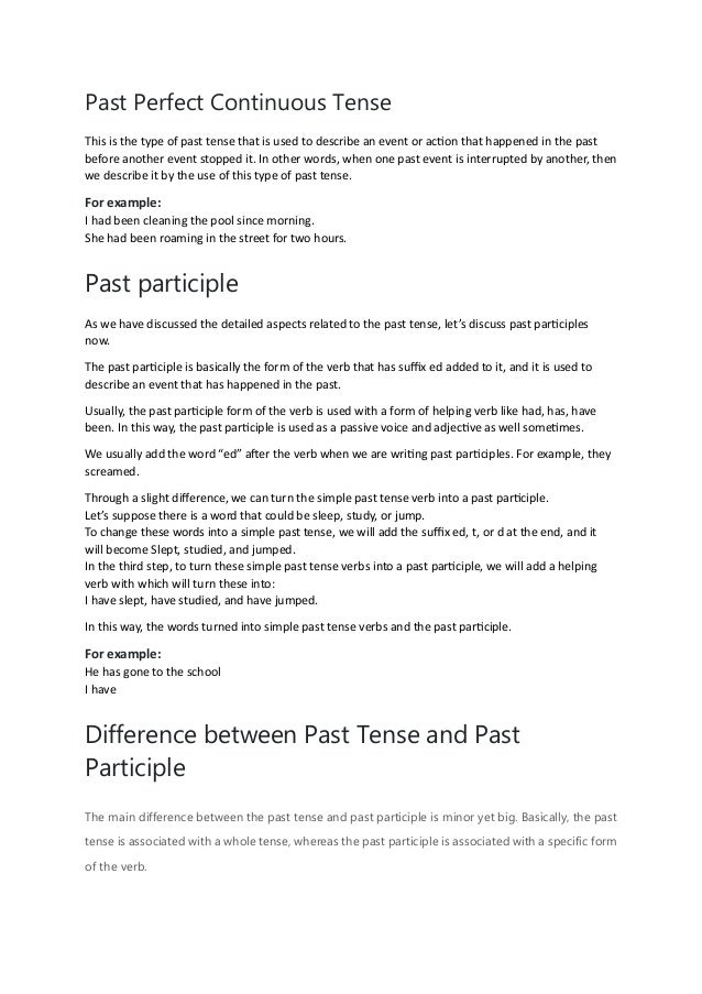 How to differentiate between Past tense and Past Participle.pdf