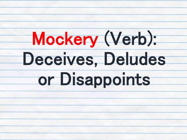 How to Discern and Silence a Mocking Spirit | PPTX | Christianity ...