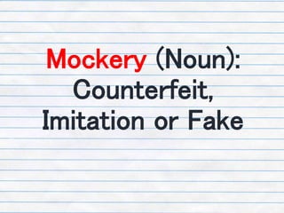 How to Discern and Silence a Mocking Spirit | PPTX