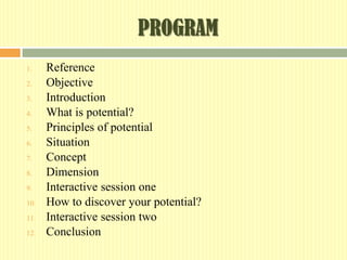 How to discover your potential | PPTX