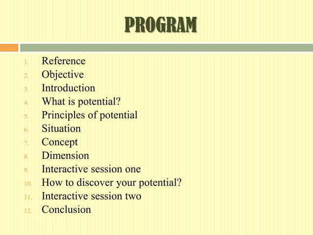 How to discover your potential | PPTX