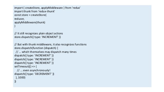 How to dispatch redux action with timeout | PPTX