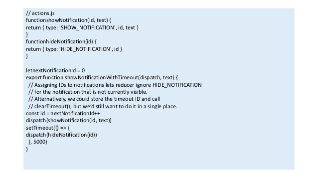 How To Dispatch Redux Action With Timeout Ppt 3883