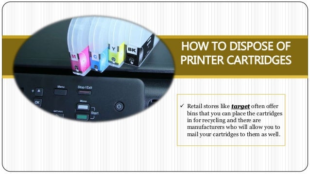 How to dispose of your printer