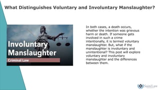 How to Distinguish Between Voluntary & Involuntary Manslaughter in ...