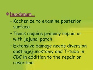 How to do - Abdominal Trauma | PPT