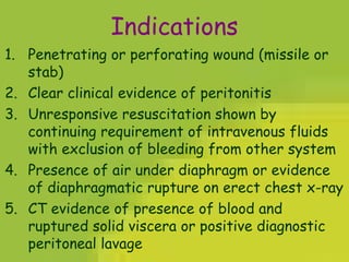 How to do - Abdominal Trauma | PPT