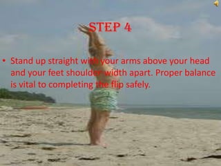 How to do a back flip | PPT