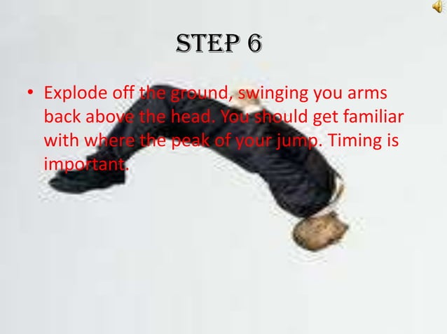 How to do a back flip | PPT