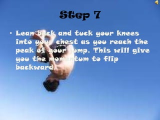 How to do a back flip | PPT