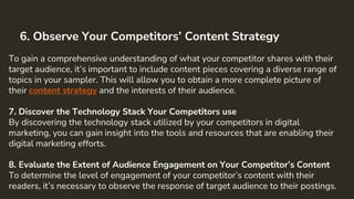 How To Do Competitive Analysis In Digital Marketing | PPTX | Marketing ...