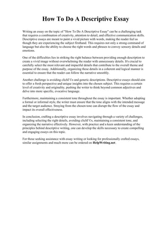 How To Do A Descriptive Essay.pdf