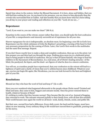 How to do a good retreat | PDF