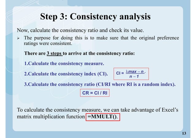 How to do ahp analysis in excel | PDF | Business Accounting & Finance ...