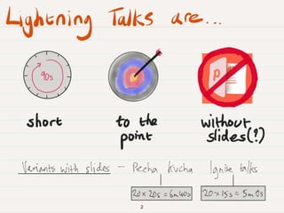 How to do a lightning talk | PPTX