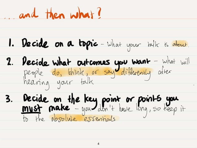 How to do a lightning talk | PPTX