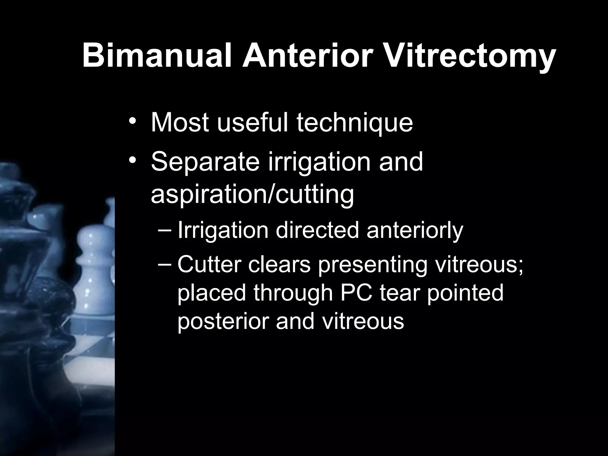 Anterior Vitrectomy Process by Dr Somdutt Prasad at APACRS 2015 | PPS
