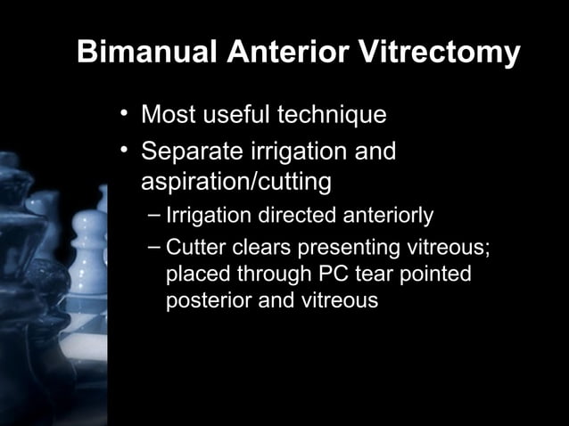 Anterior Vitrectomy Process by Dr Somdutt Prasad at APACRS 2015 | PPS ...