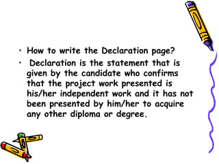 How To Do An Mba Project | PPT
