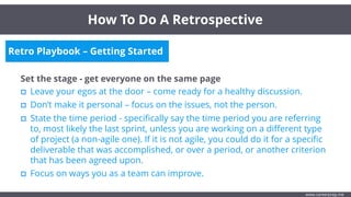 How To Do A Retrospective + (Step-by-Step Playbook and Example) | PDF