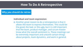 How To Do A Retrospective + (Step-by-Step Playbook and Example) | PDF
