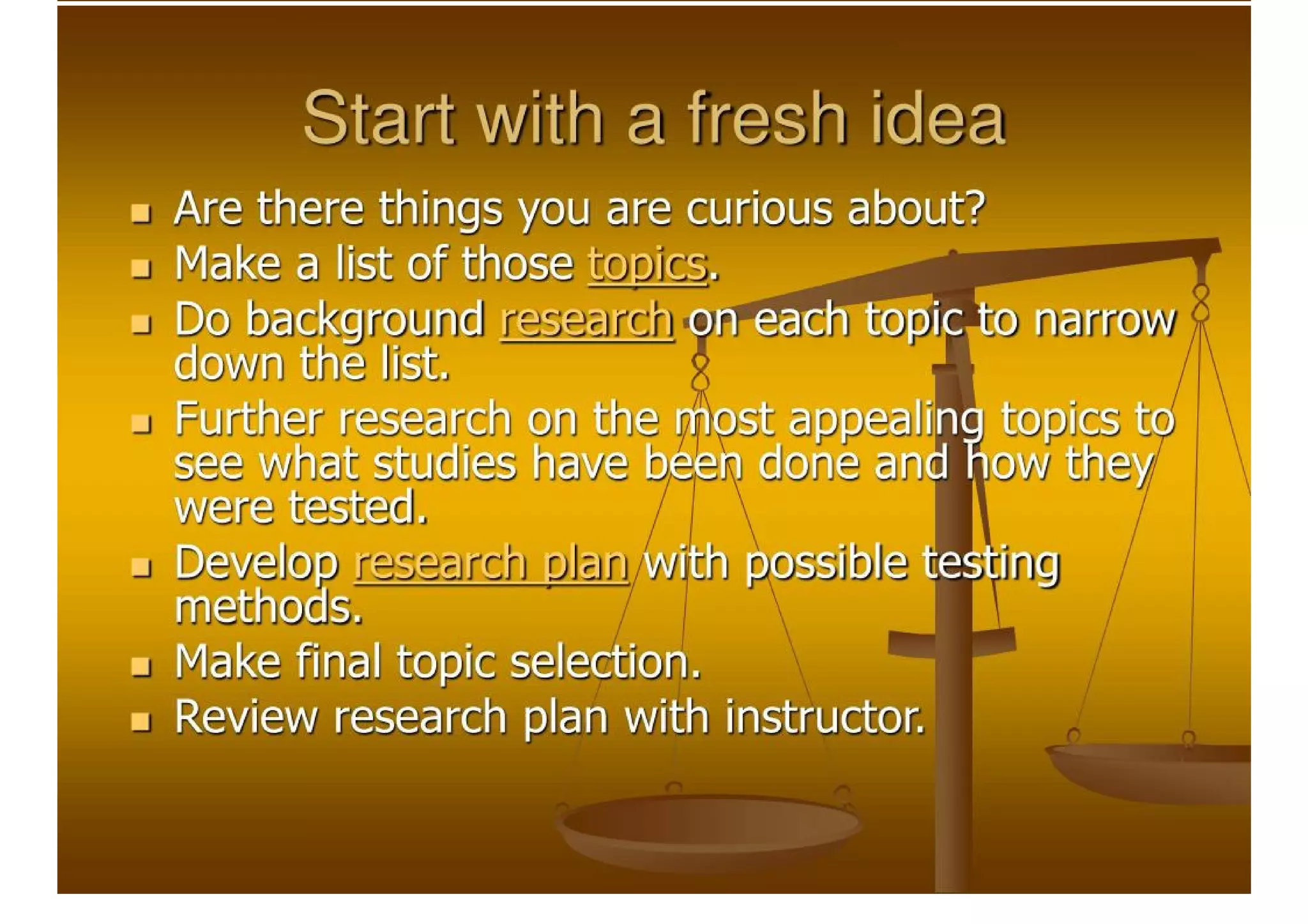 How To Do A Science Fair Project | PPT