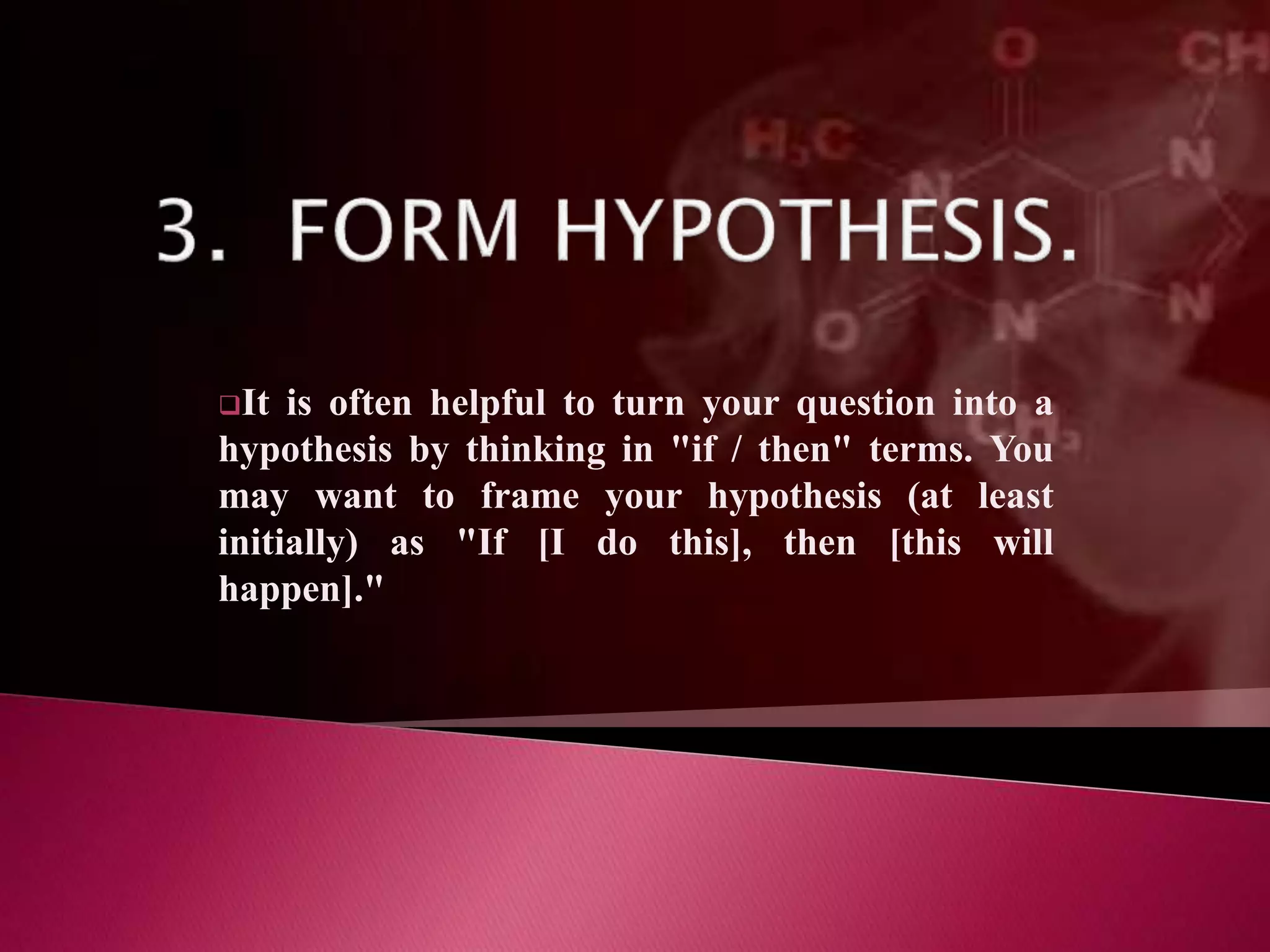 How to do a science investigatory project | PPT